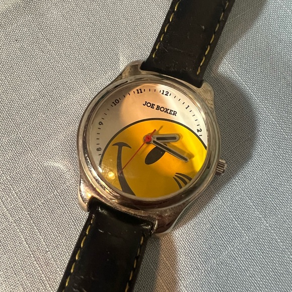 Joe Boxer | Accessories | Vintage Joe Boxer Sneak A Peek Smiley Watch ...